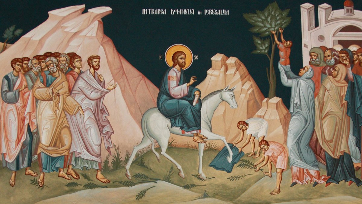 De ce L-au întâmpinat ierusalimitenii pe Hristos cu ramuri de finic ...