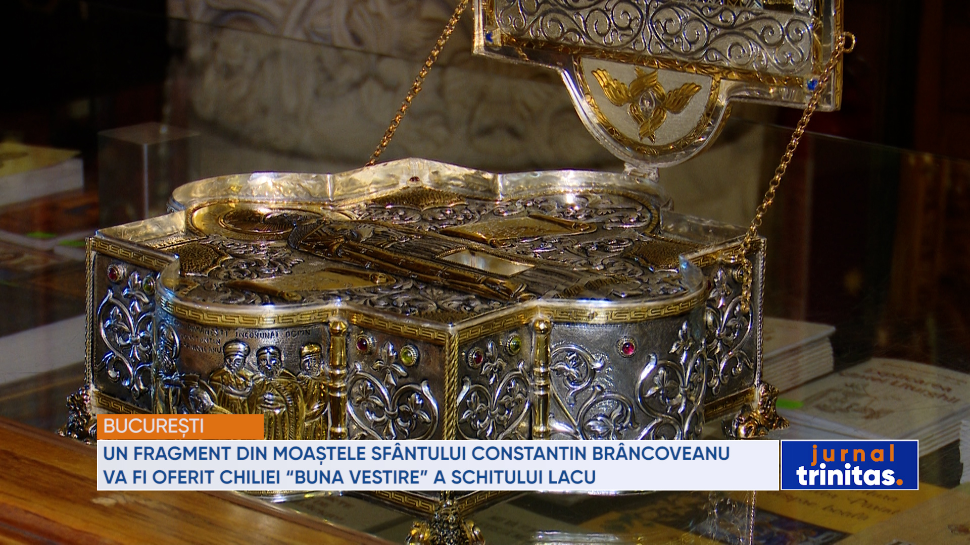 Un fragment din Moaștele Sfântului Constantin Brâncoveanu va fi oferit Chiliei “Buna Vestire” a ...