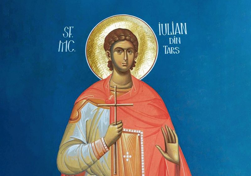 Sfântul Iulian din Tars, Mucenicul martirizat într-un sac plin cu șerpi ...