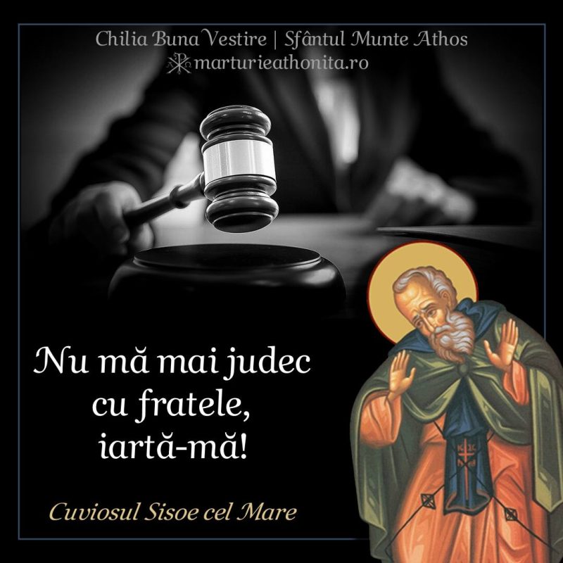 Cuviosul Sisoe cel Mare – Nu mă mai judec cu fratele, iartă-mă - Chilia ...