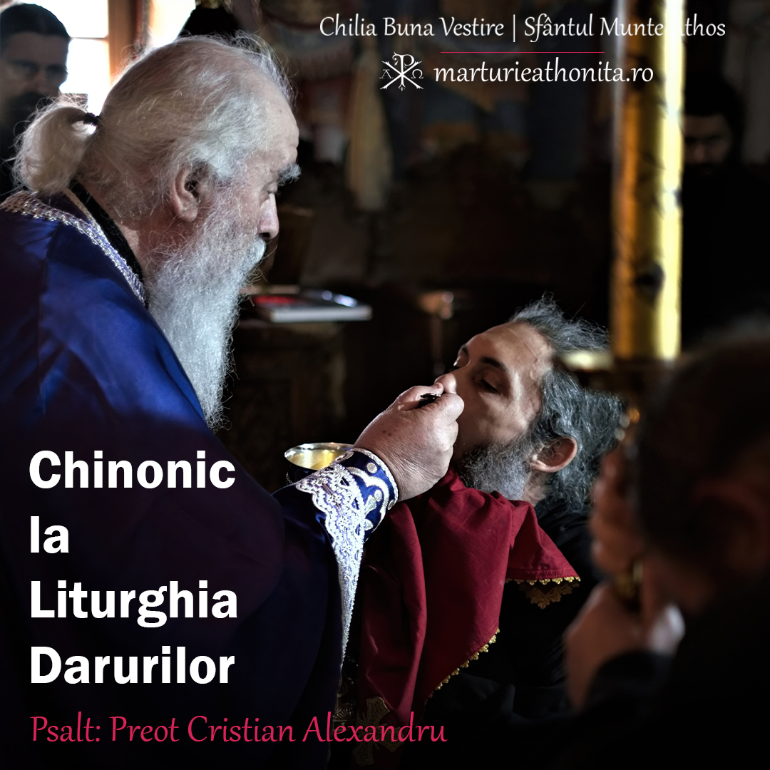 Chinonic la Liturghia Darurilor | Psalt: Preot Cristian Alexandru