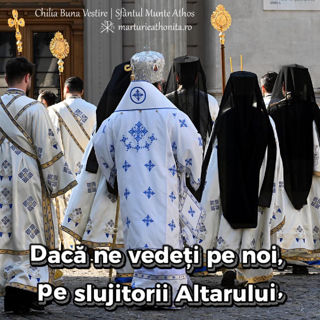 Părintele Rafail Noica – Dacă ne vedeți pe noi, pe slujitorii Altarului ...