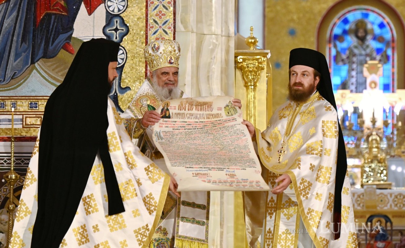 Act de sfințire a picturii Catedralei Naționale - Chilia "Buna-Vestire"